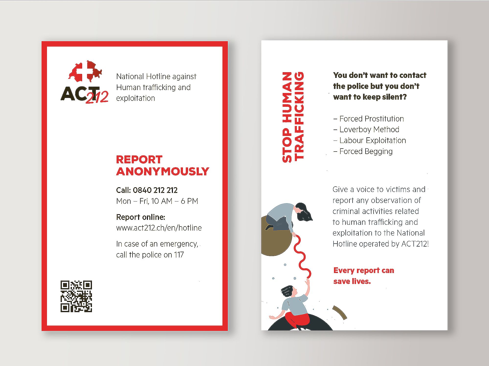 Order hotline business card - ASSOCIATION ACT212